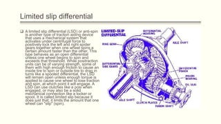 Differential in automobile | PPTX