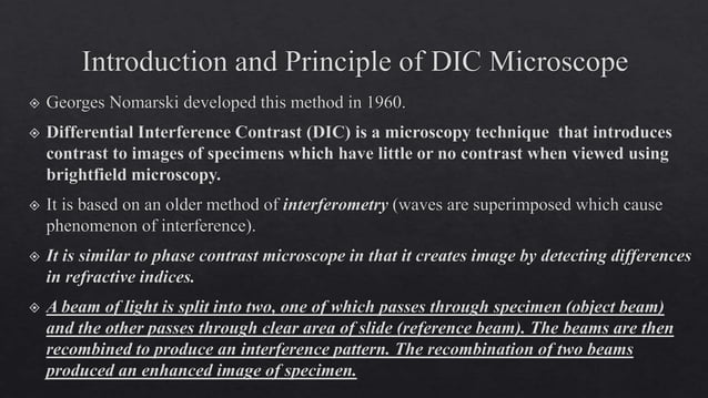 Differential Interference Contrast Microscope.pptx