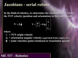 Differential kinematics robotic | PPTX