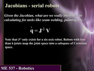 Differential kinematics robotic | PPTX