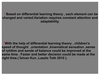 Differential learning | ODP | Sports