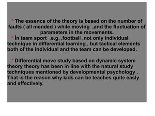 Differential learning in sport | ODP