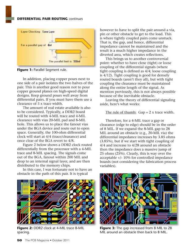 Differential pair routing_pcb-oct2011 | PDF