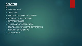 Differential Gear Box | PPTX