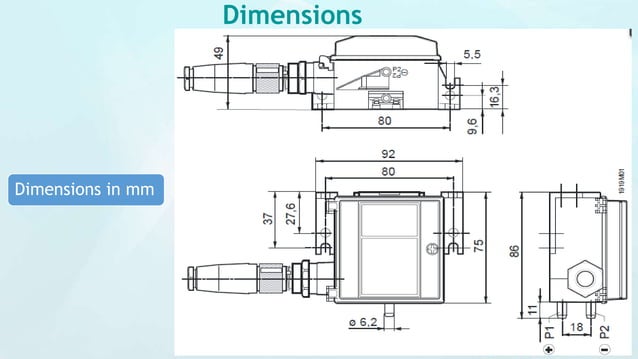 Siemens Differential pressure sensor qbm4000 | PPTX