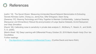 Differential privacy and ml | PDF