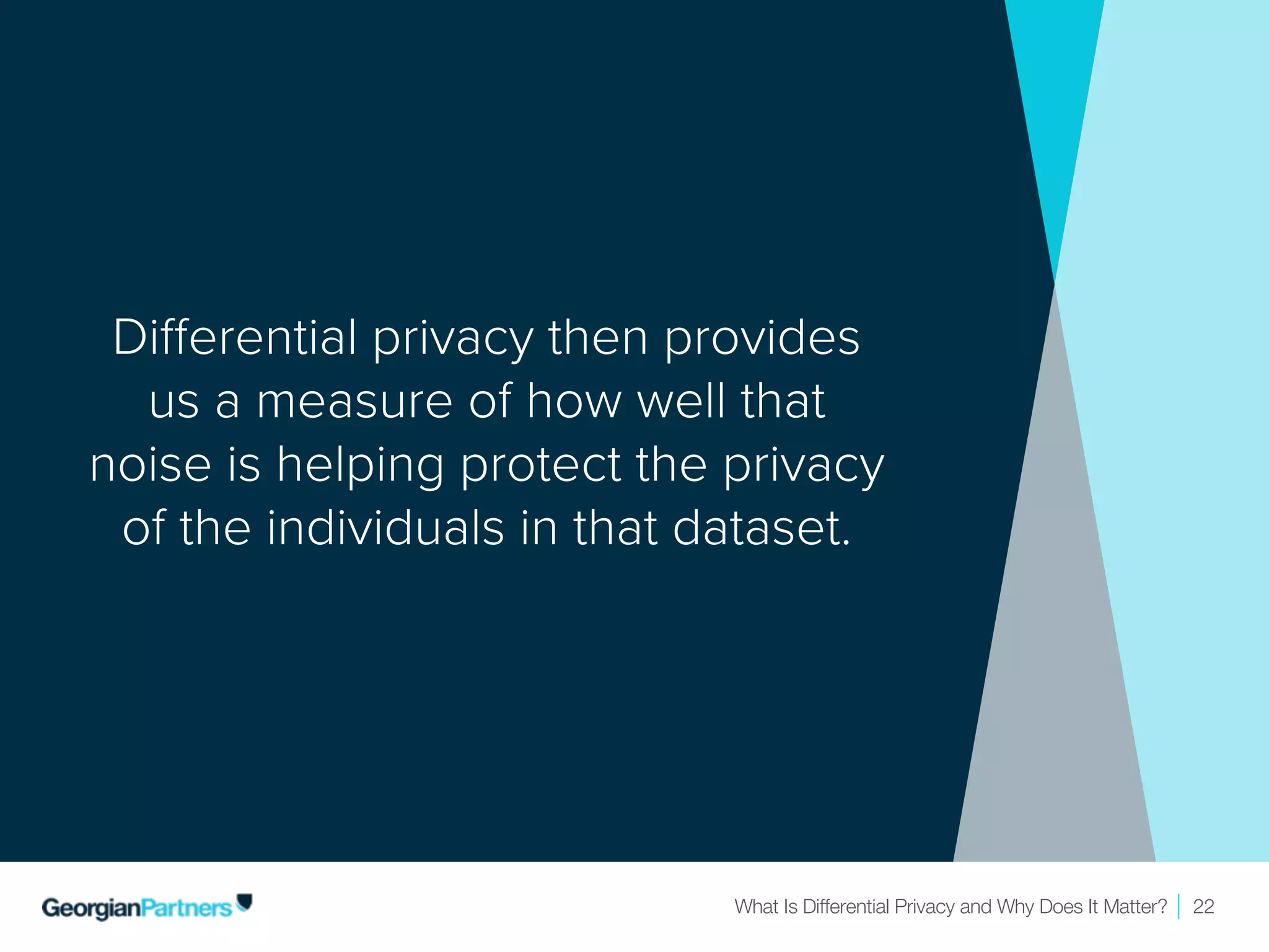 What is Differential Privacy? | PDF