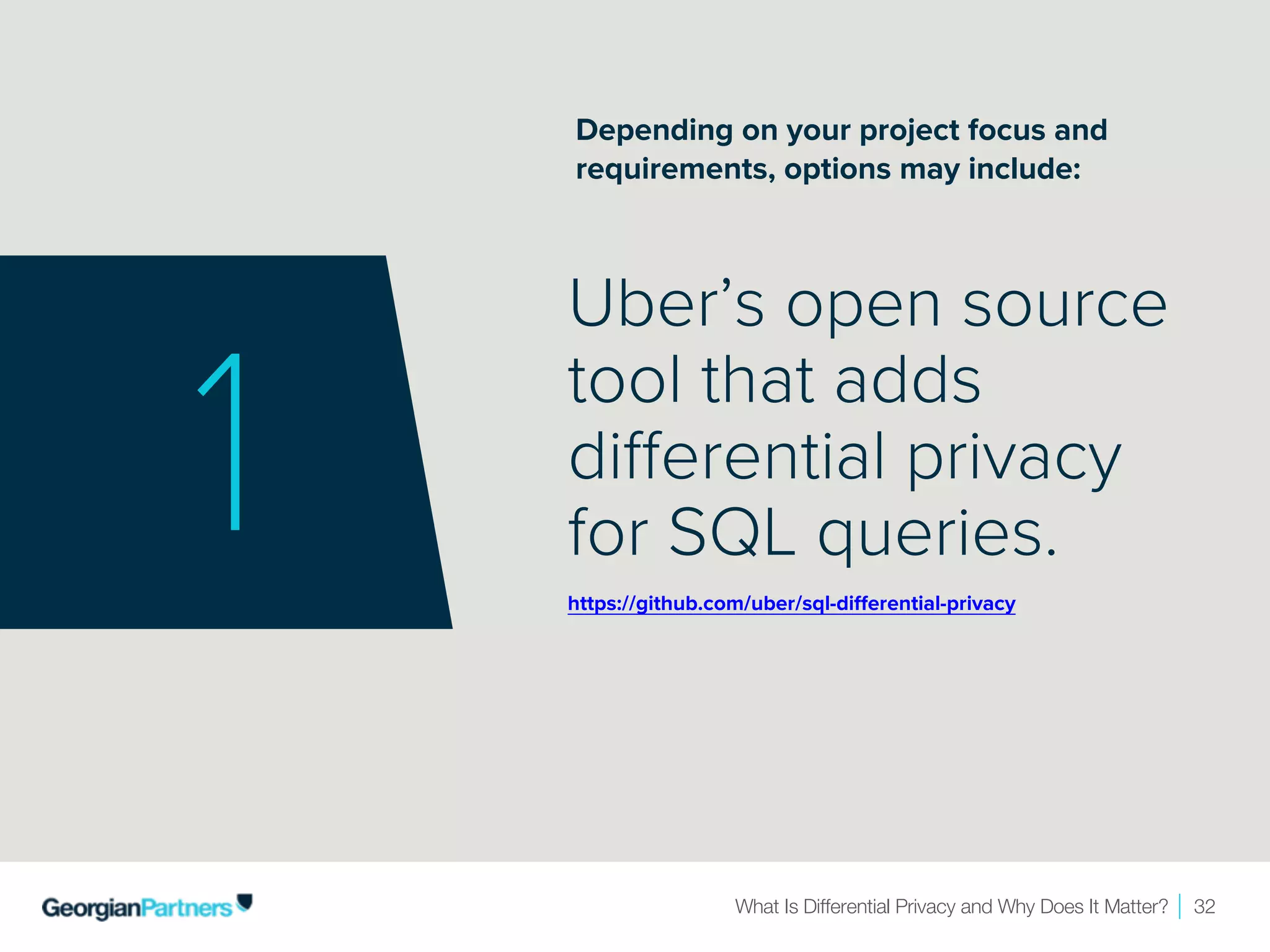 What is Differential Privacy? | PDF