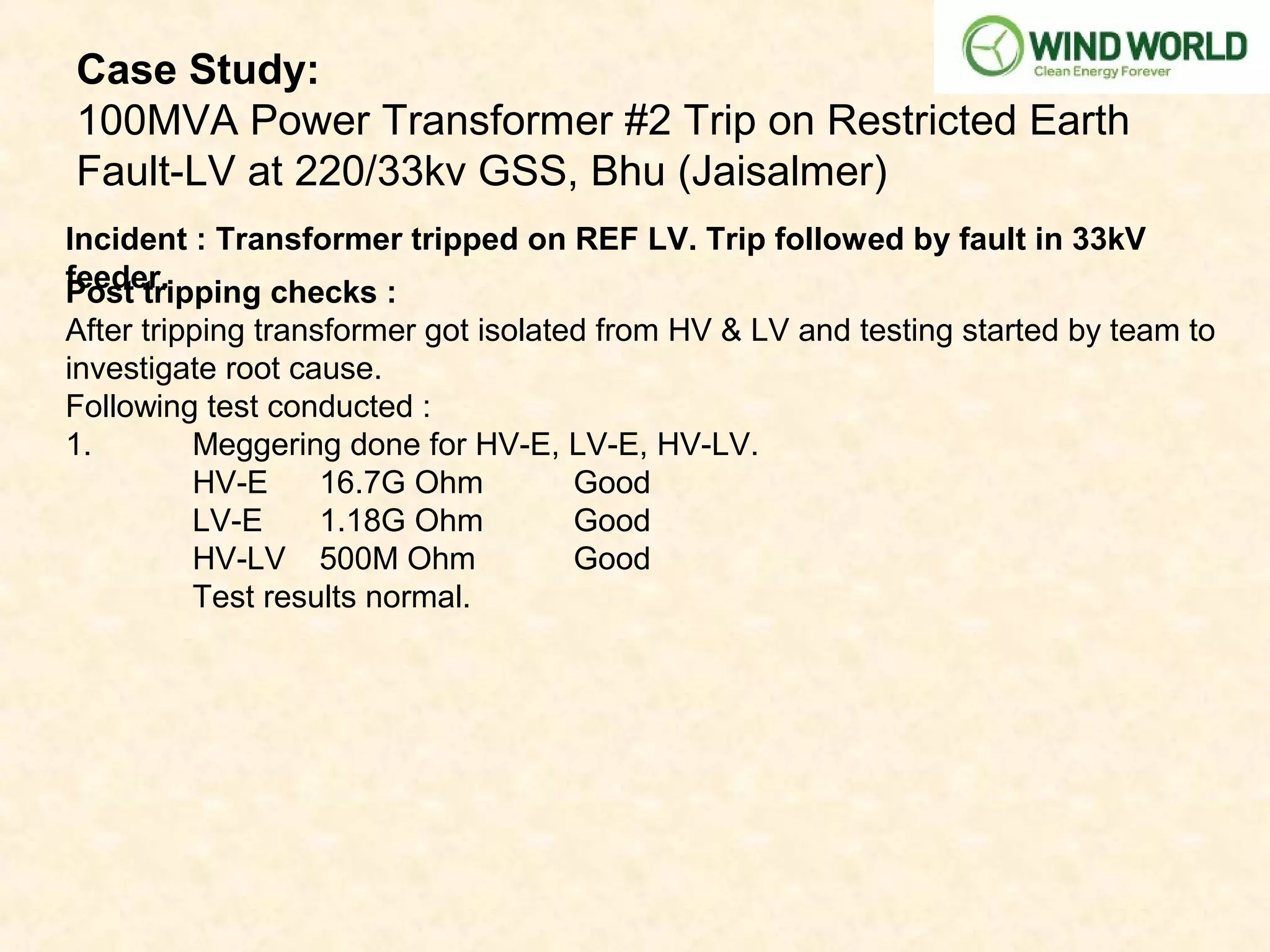 Power Transformer Differential protection | PPT