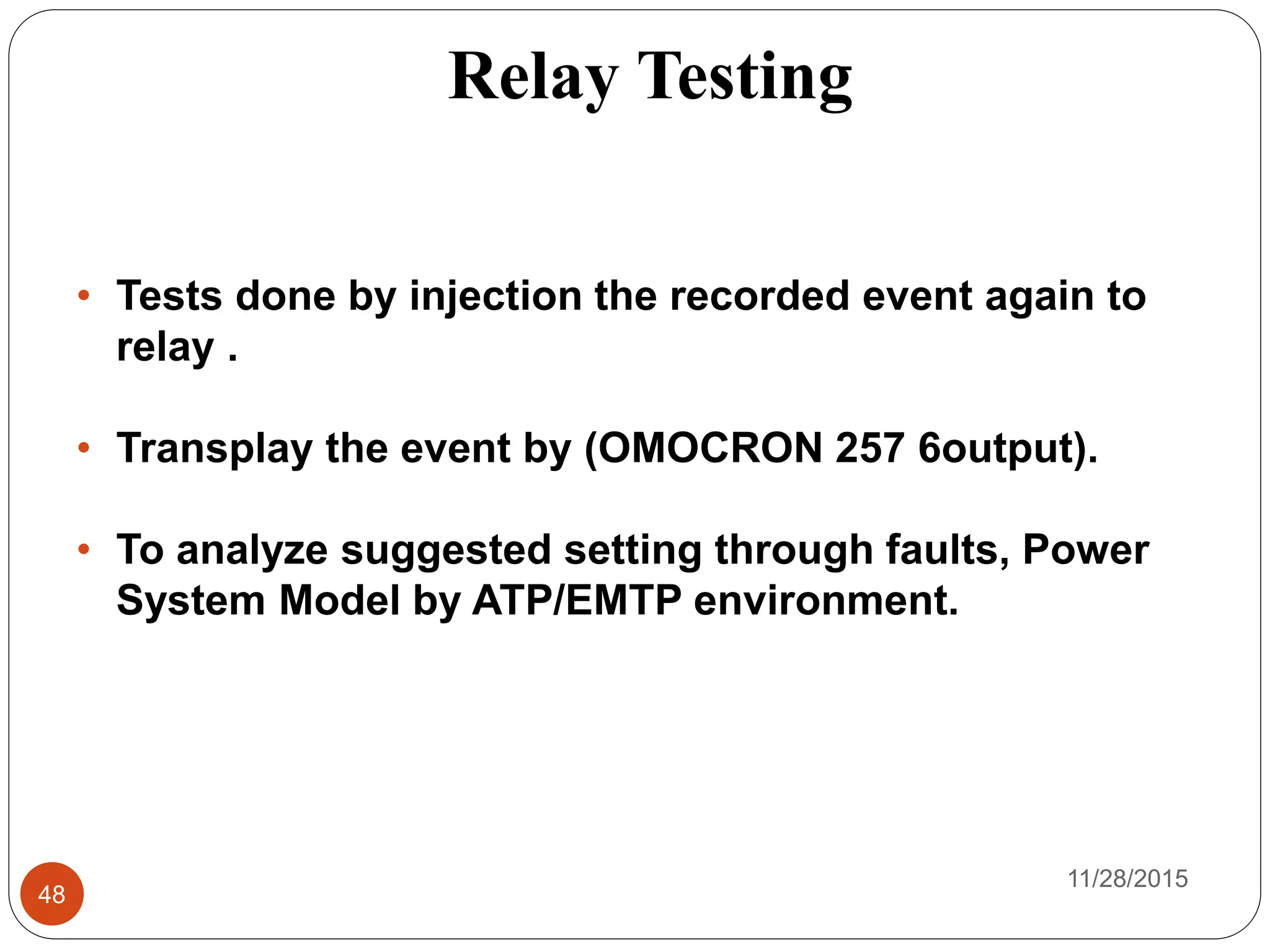Differential Protection Of Power Transformer Pptx Computer Software