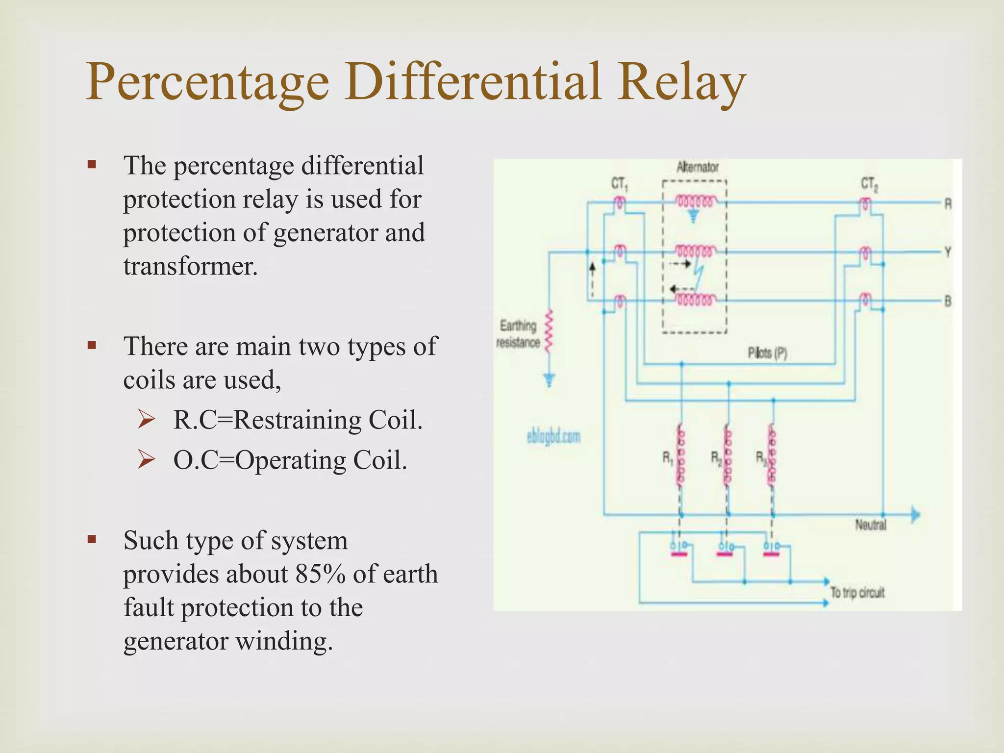 Differential relay | PPTX