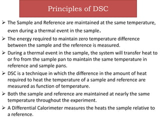 Differential Scanning Colorimetry | PPTX