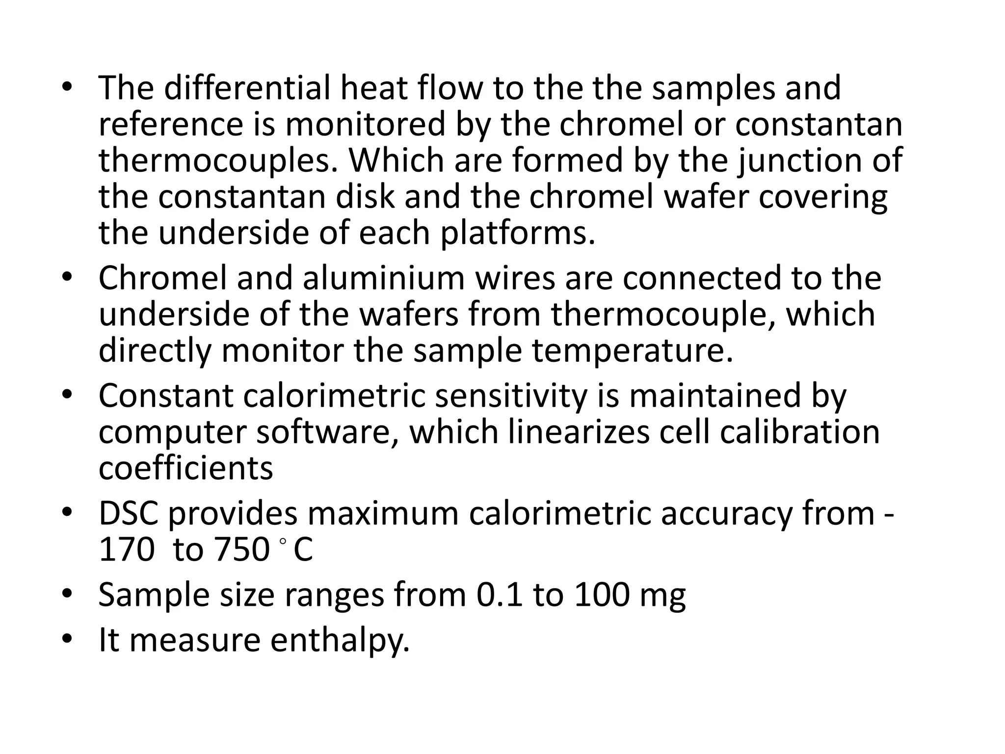 Differential scanning Colorimetry (DSC). | PPTX