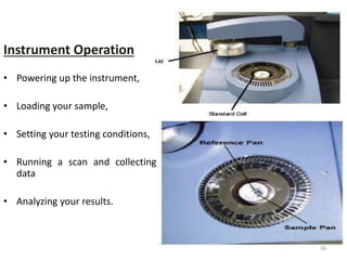 Differential scanning Colorimetry (DSC). | PPTX