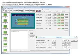 Differential stripline impedance calculate | PDF