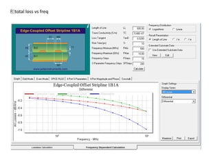 Differential stripline impedance calculate | PDF