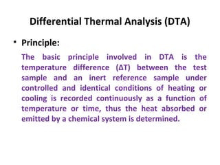 Differential thermal analysis | PPT