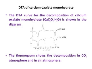 Differential thermal analysis | PPT