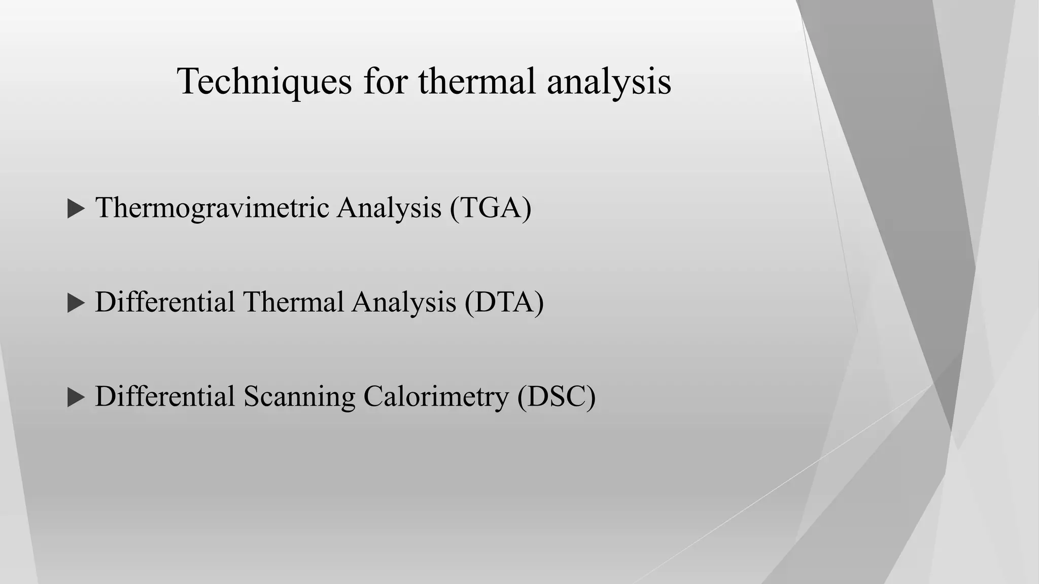 Differential thermal analysis | PPTX | Chemistry | Science