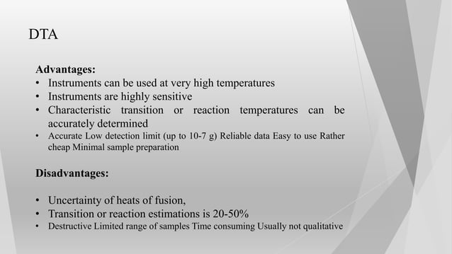 Differential thermal analysis | PPT
