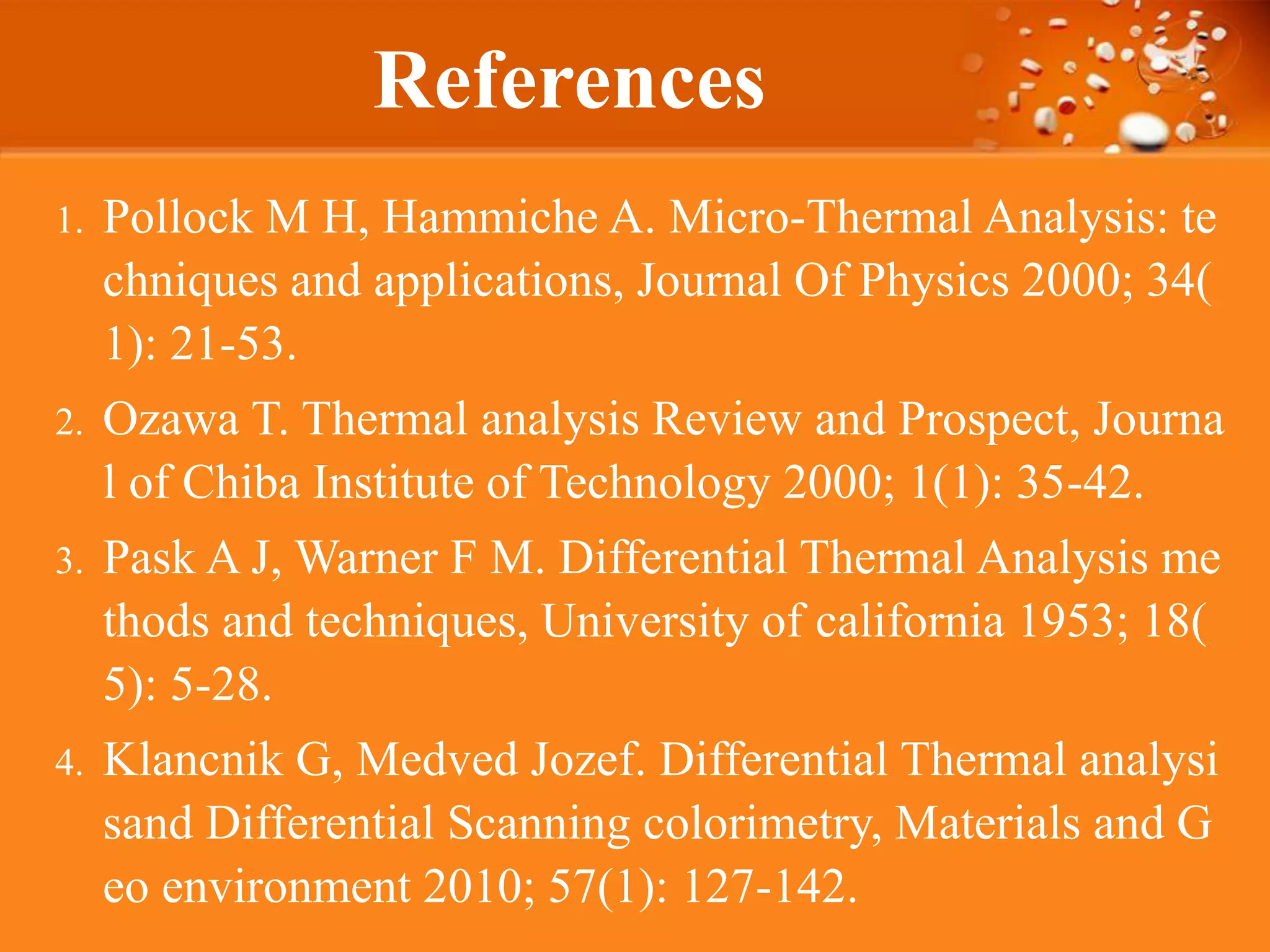 Differential Thermal Analysis (DTA) | PPTX