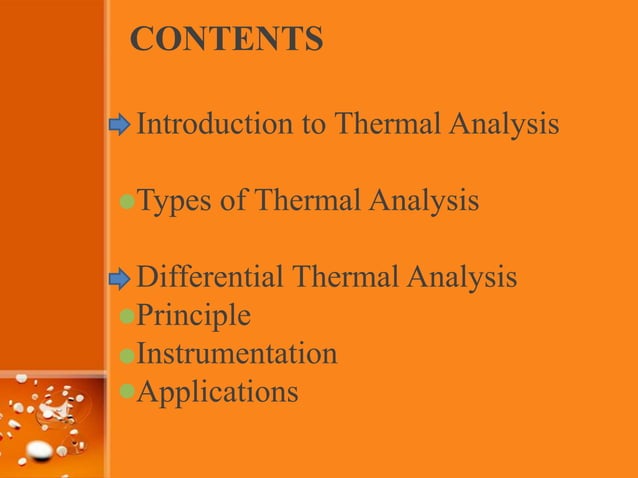 Differential Thermal Analysis (DTA) | PPTX | Chemistry | Science