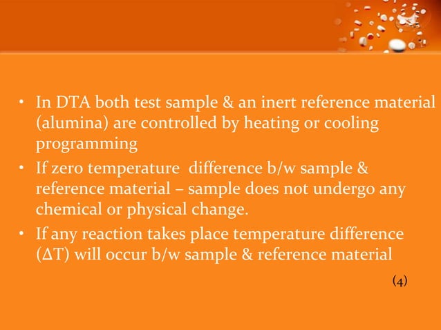 Differential Thermal Analysis (DTA) | PPTX | Chemistry | Science