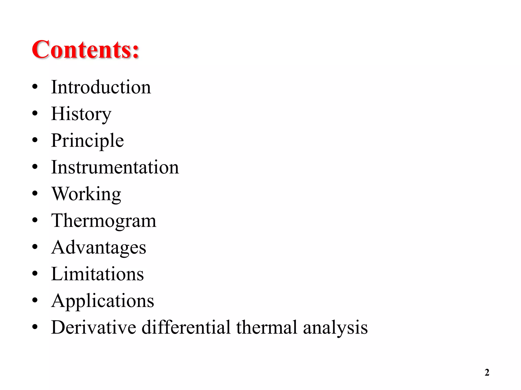 Differential thermal analysis(dta) | PPTX