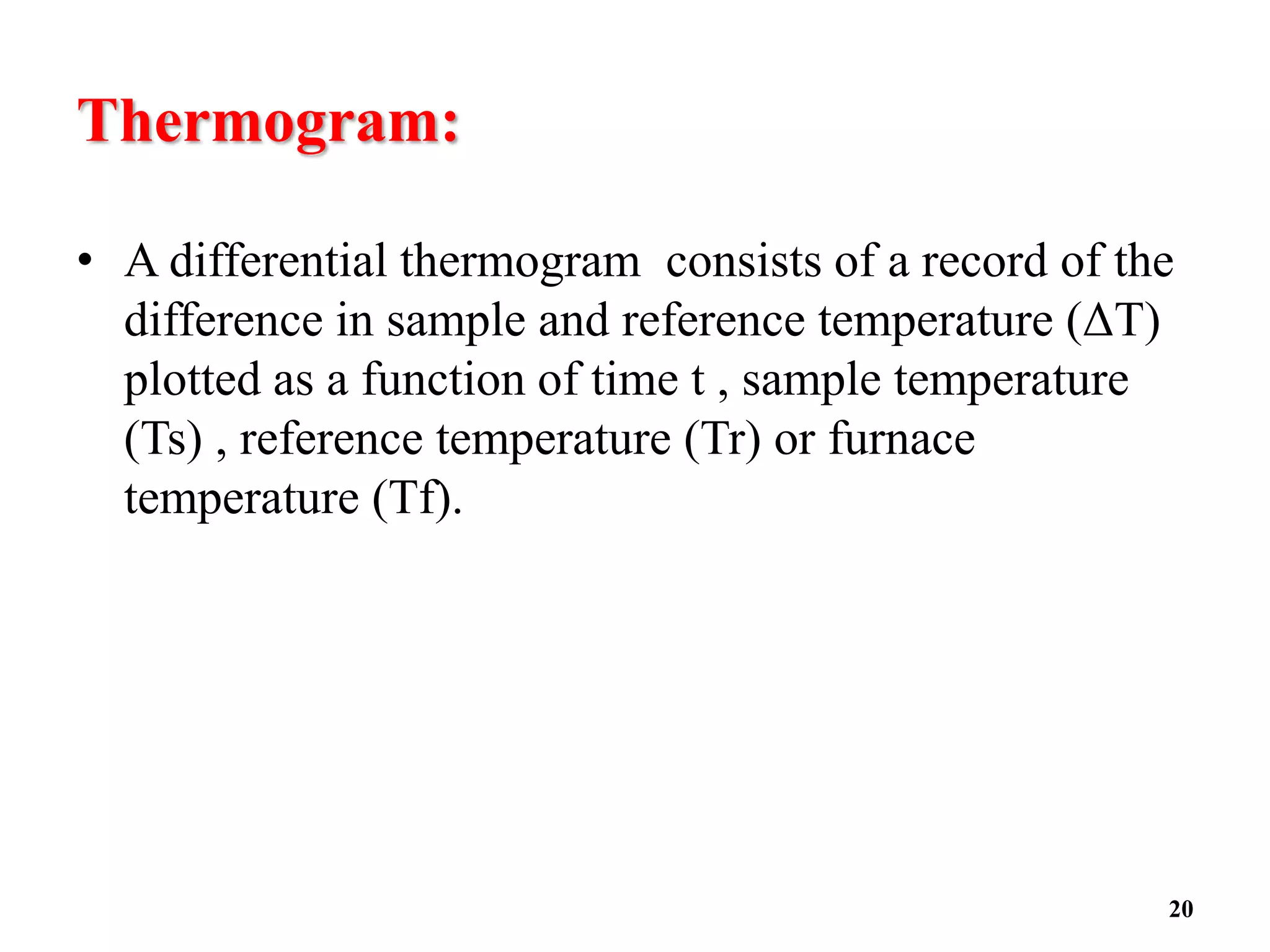 Differential thermal analysis(dta) | PPTX