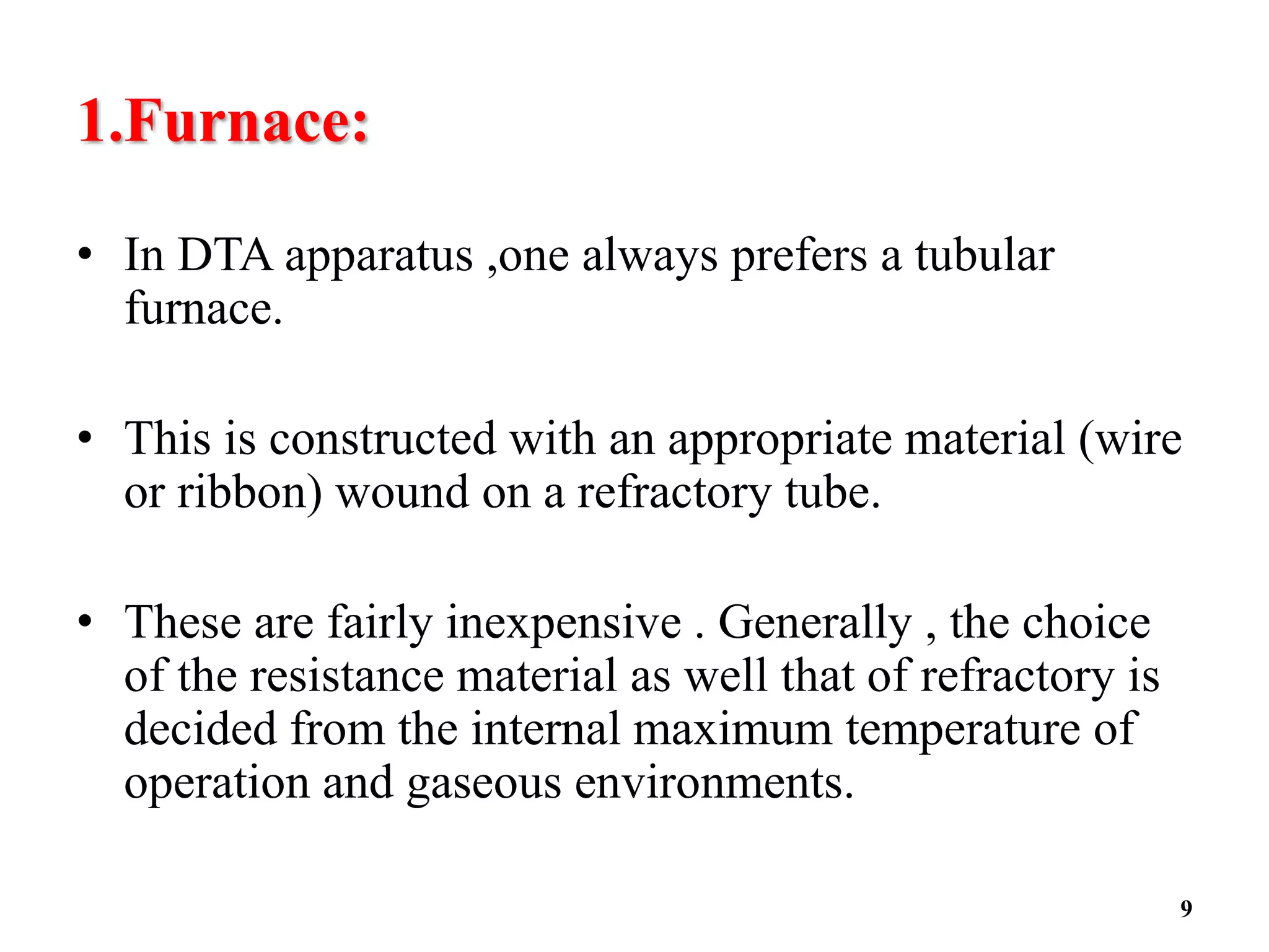 Differential thermal analysis(dta) | PPTX