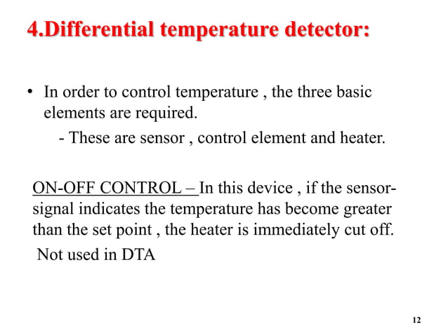 Differential thermal analysis(dta) | PPTX | Physics | Science