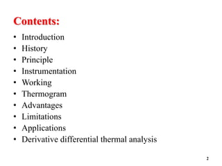 Differential thermal analysis(dta) | PPTX | Physics | Science