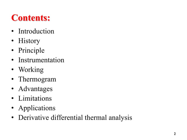 Differential thermal analysis(dta) | PPTX | Physics | Science