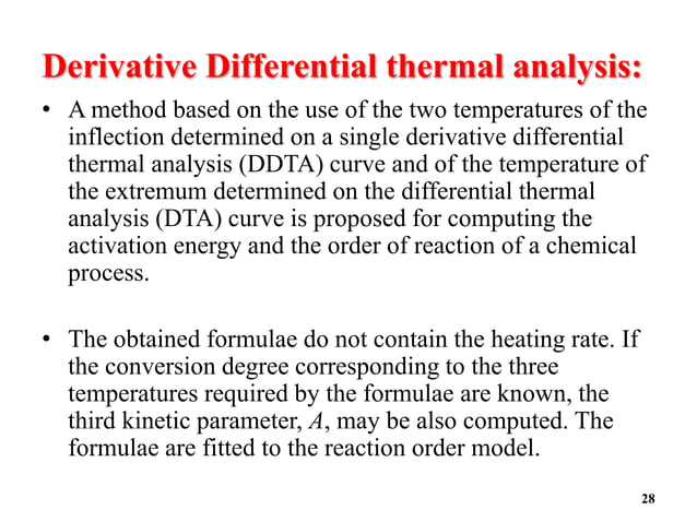 Differential thermal analysis(dta) | PPTX | Physics | Science