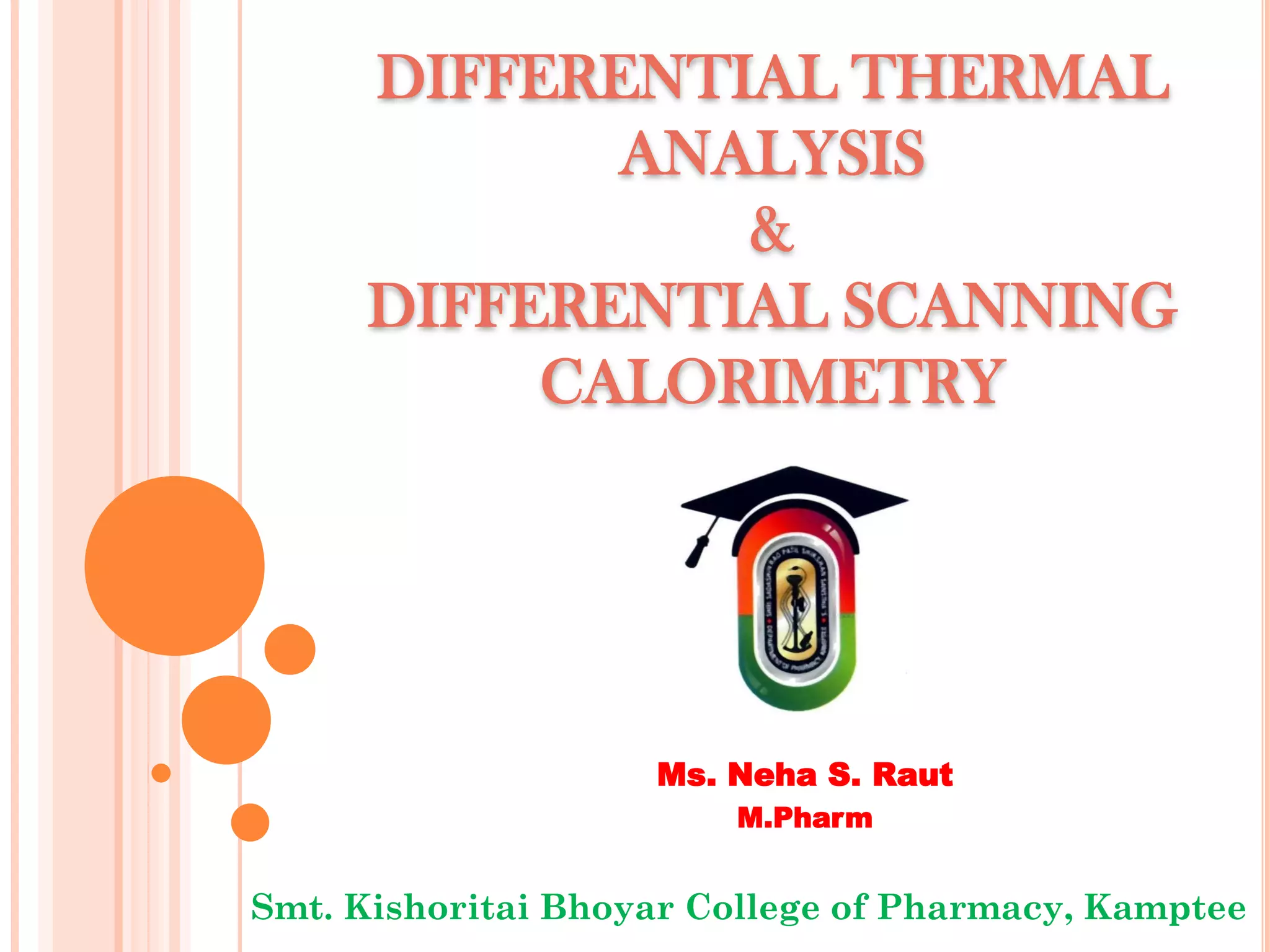 Differential Thermal Analysis & Differential Scanning Calorimetry | PDF