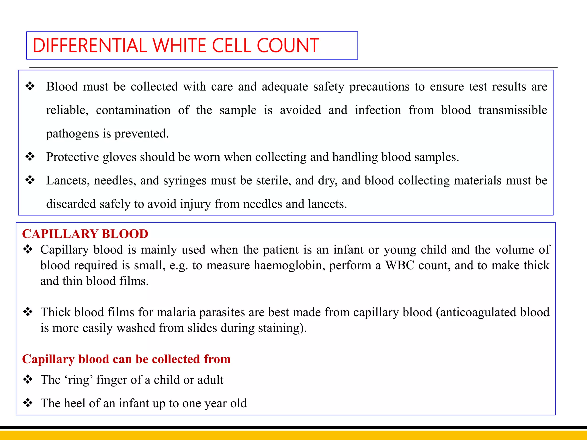 Differential WBC Count | PPTX