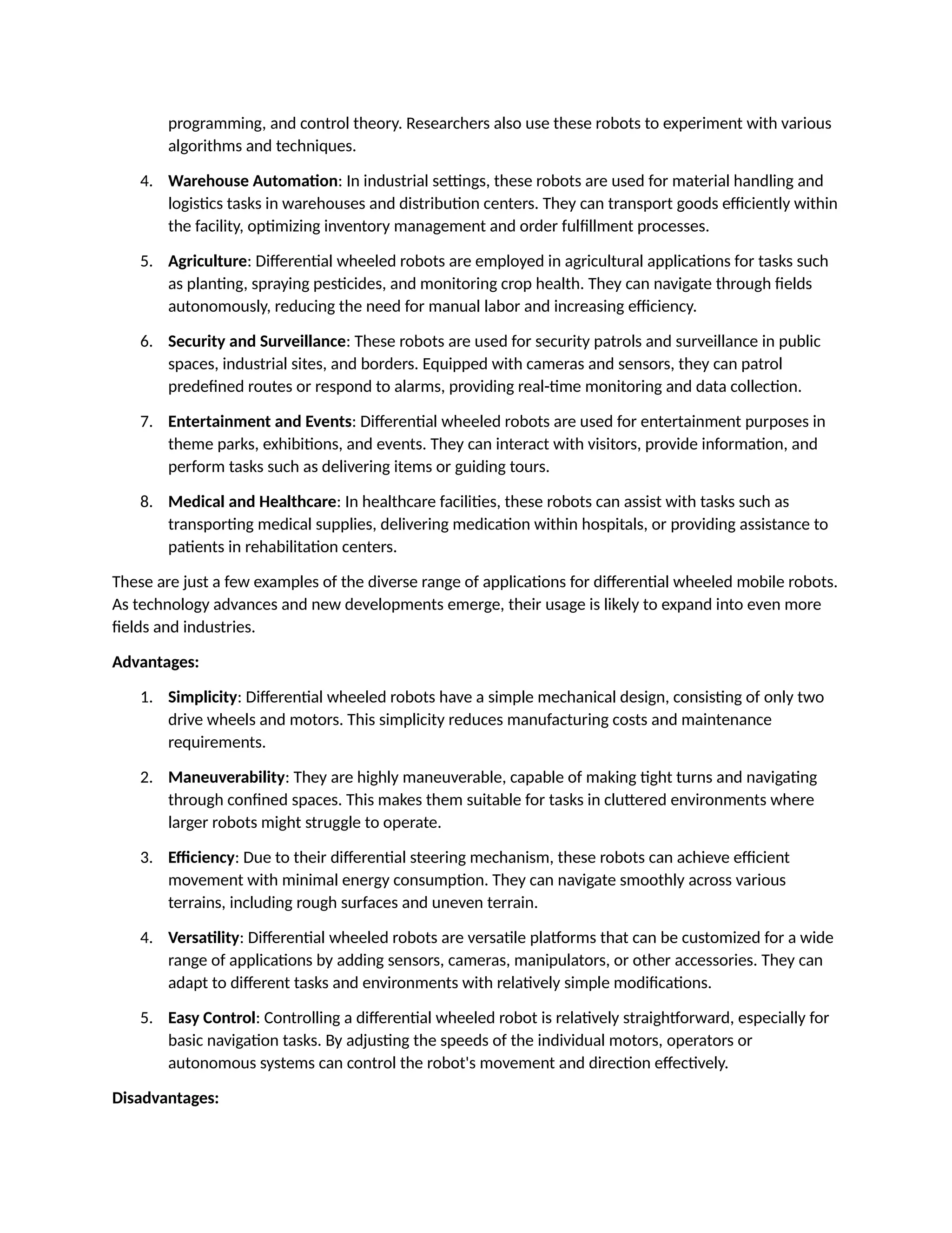 Simple Differential Wheeled Mobile Robot Docx