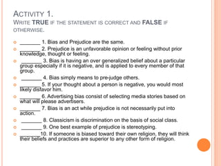 Differentiate BIASES from PREJUDICES.pptx