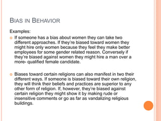 Differentiate BIASES from PREJUDICES.pptx