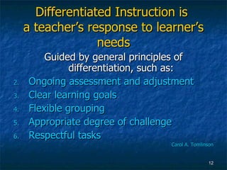 Differentiated Instruction (Jenn) | PPT