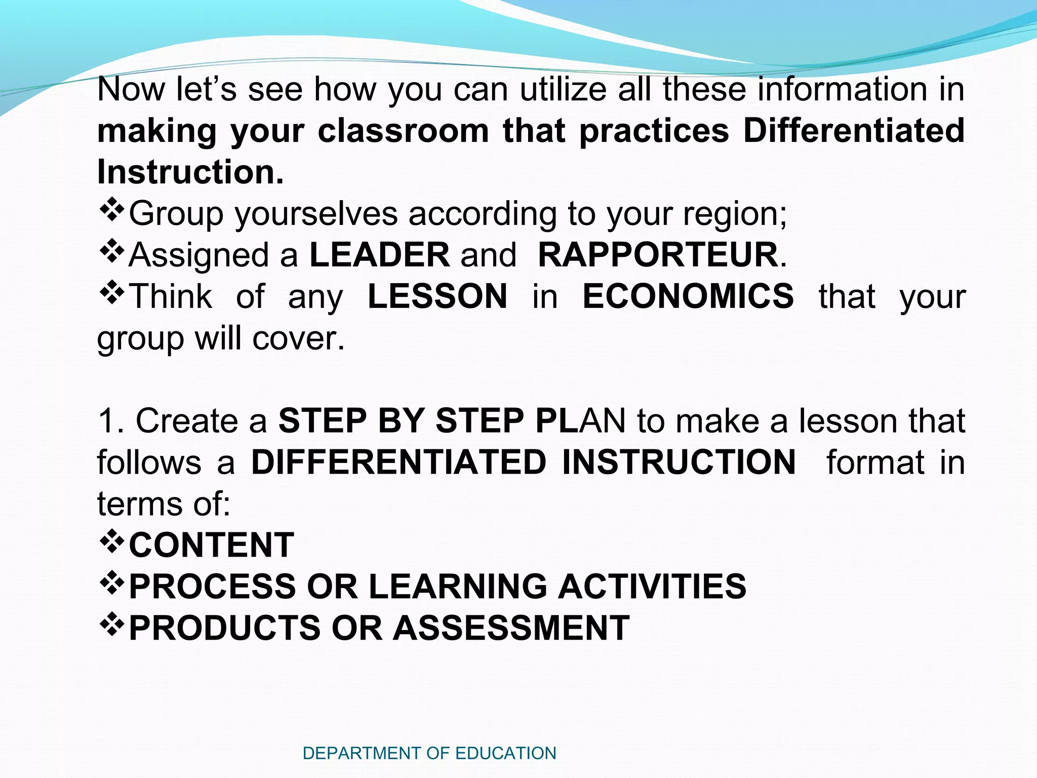 Differentiated instruction-editted | PPT