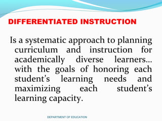 Differentiated instruction-editted | PPT