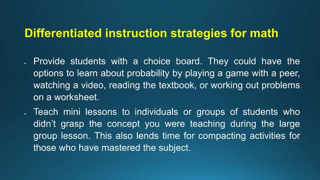 DIFFERENTIATED-INSTRUCTION-PPT.pptx | Special Education | Education