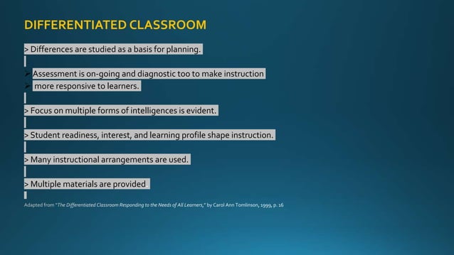 DIFFERENTIATED-INSTRUCTION-PPT.pptx | Special Education | Education