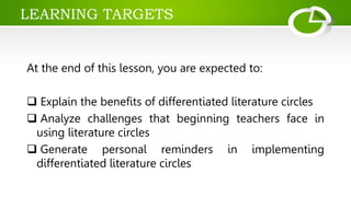 DIFFERENTIATED-LITERATURE-CIRCLES.pptx