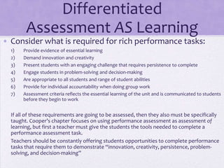 Differentiated Assessment | PPTX