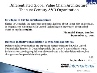 Differentiated global value chain architecture sae aerotech congress ...