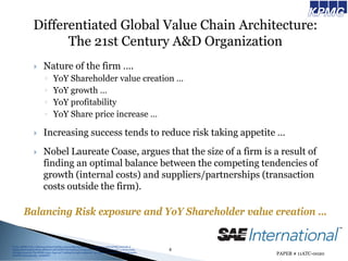Differentiated global value chain architecture sae aerotech congress ...