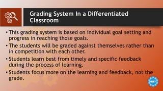 Differentiated Grading | PPTX
