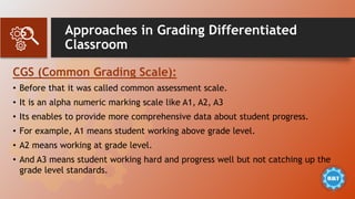 Differentiated Grading | PPTX